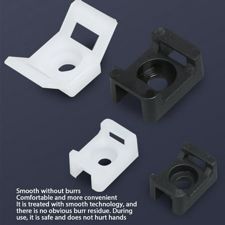 500 Pieces Nylon Cable Tie Base Portable Replacement Anti-corrosive ...