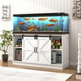 Blotout Farmhouse 55-75 Gallon Fish Tank Stand with Power Outlet, 52 ...