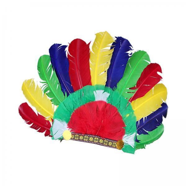 Tocado de Plumas Strade Fareast Limited Indio para Actuación Fiesta ...