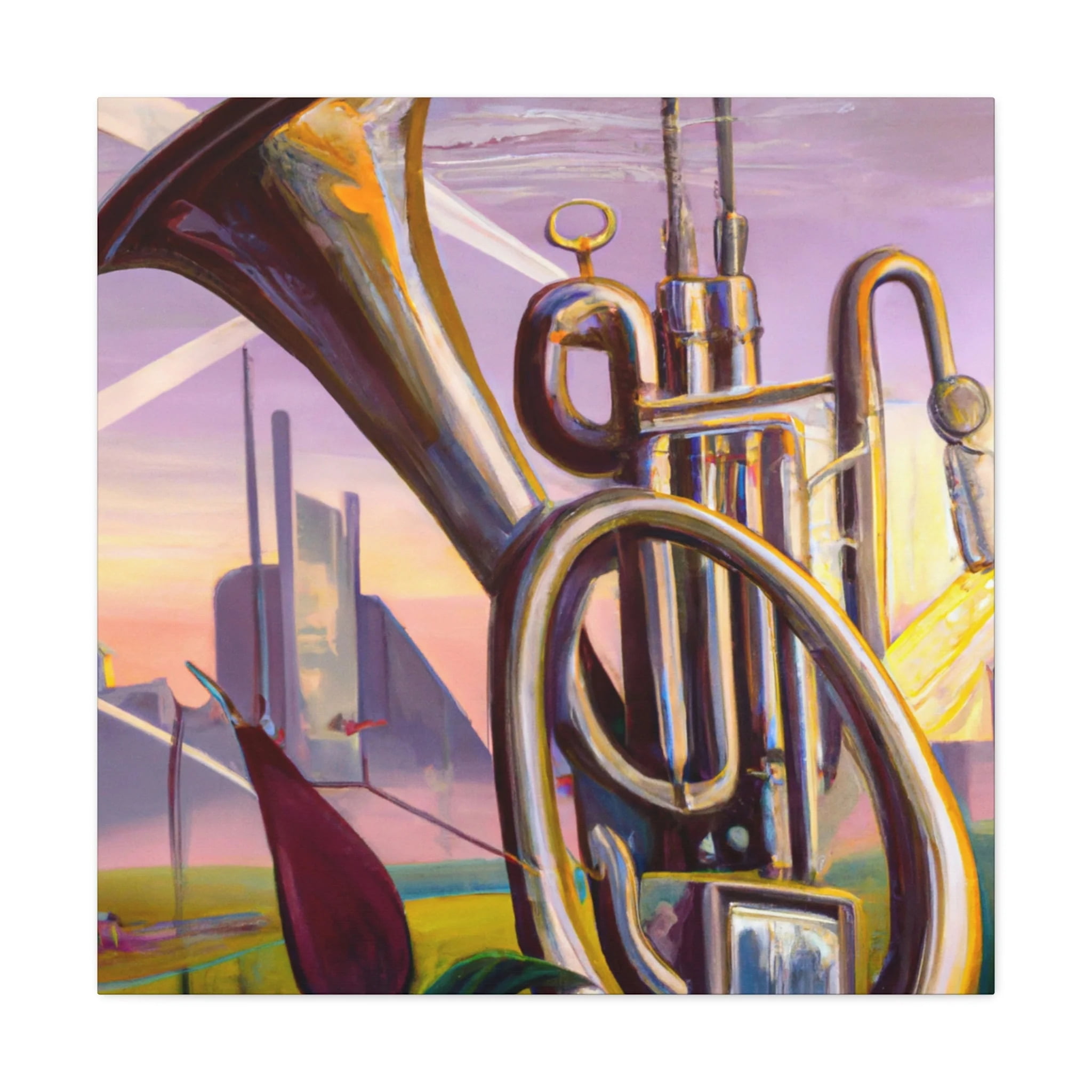 Tootin' the Trumpet Tune - Canvas - Walmart.com