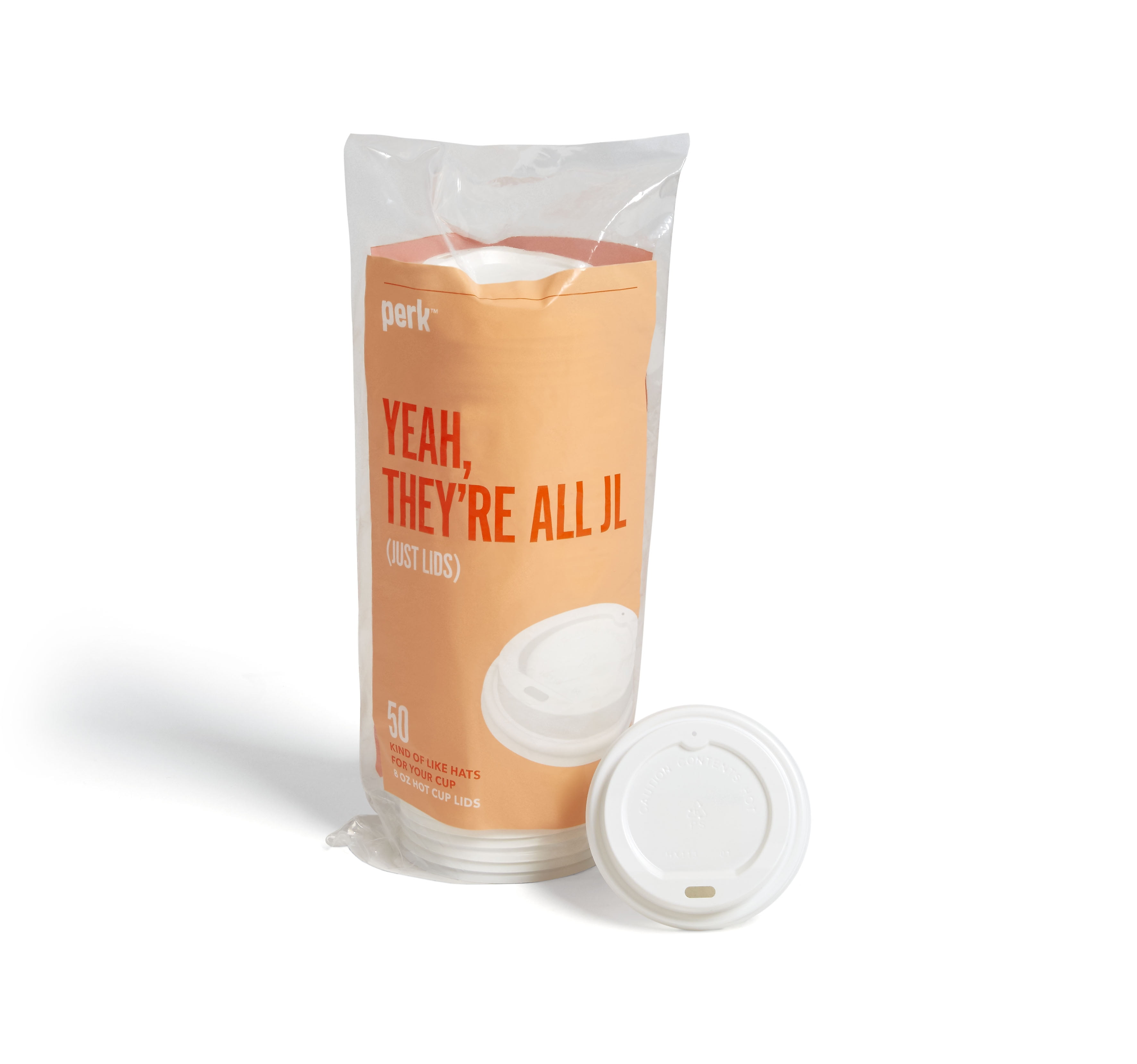 Perk Plastic Hot Cup Lid 8 Oz. White PK45593 - Walmart.com - Walmart.com