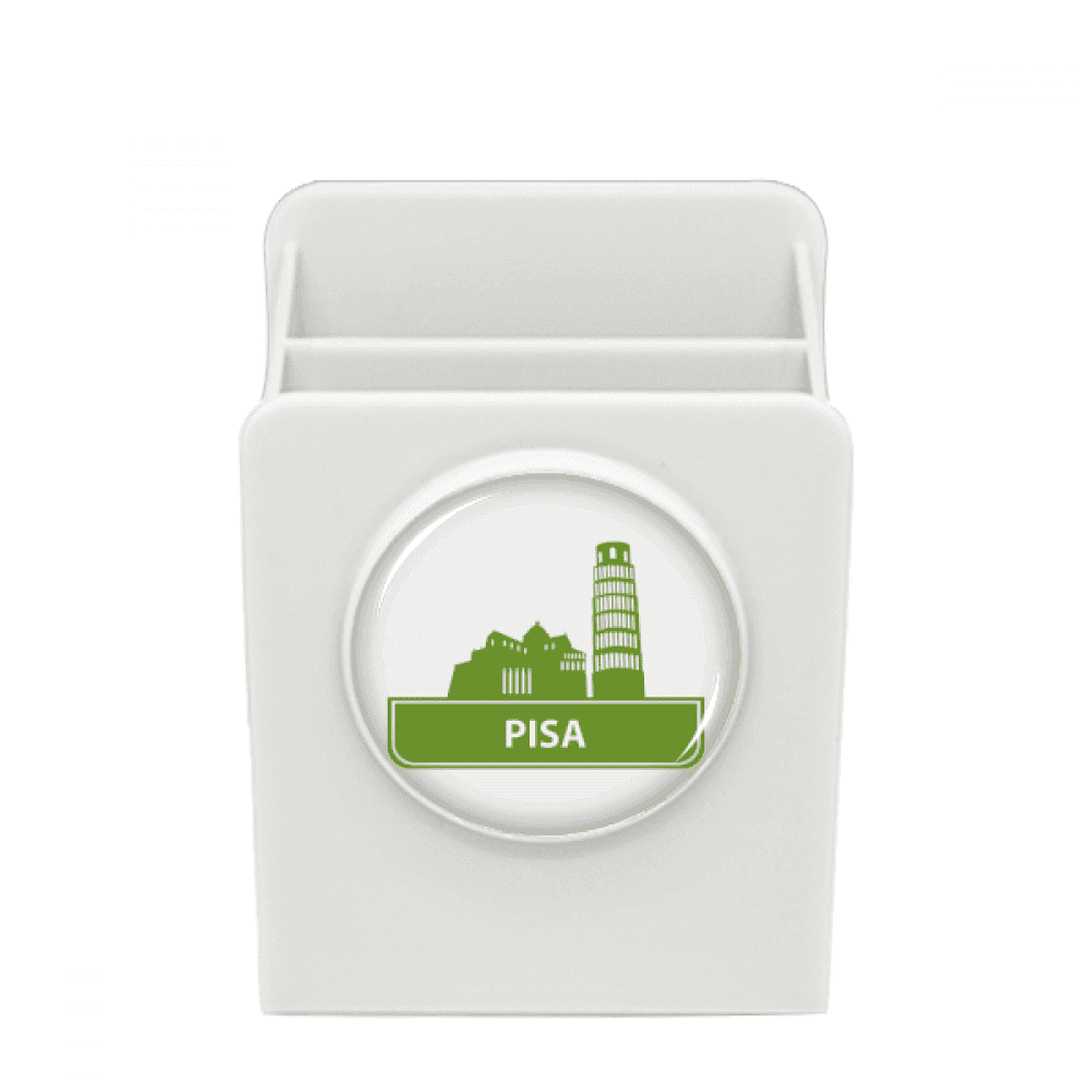 Pisa Italy Green Landmark Pattern Desk Pencil Holder Cup Pen Organizer ...