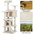 Multi-level 53" Cat Tree Tower Stand House Furniture with Scratching ...