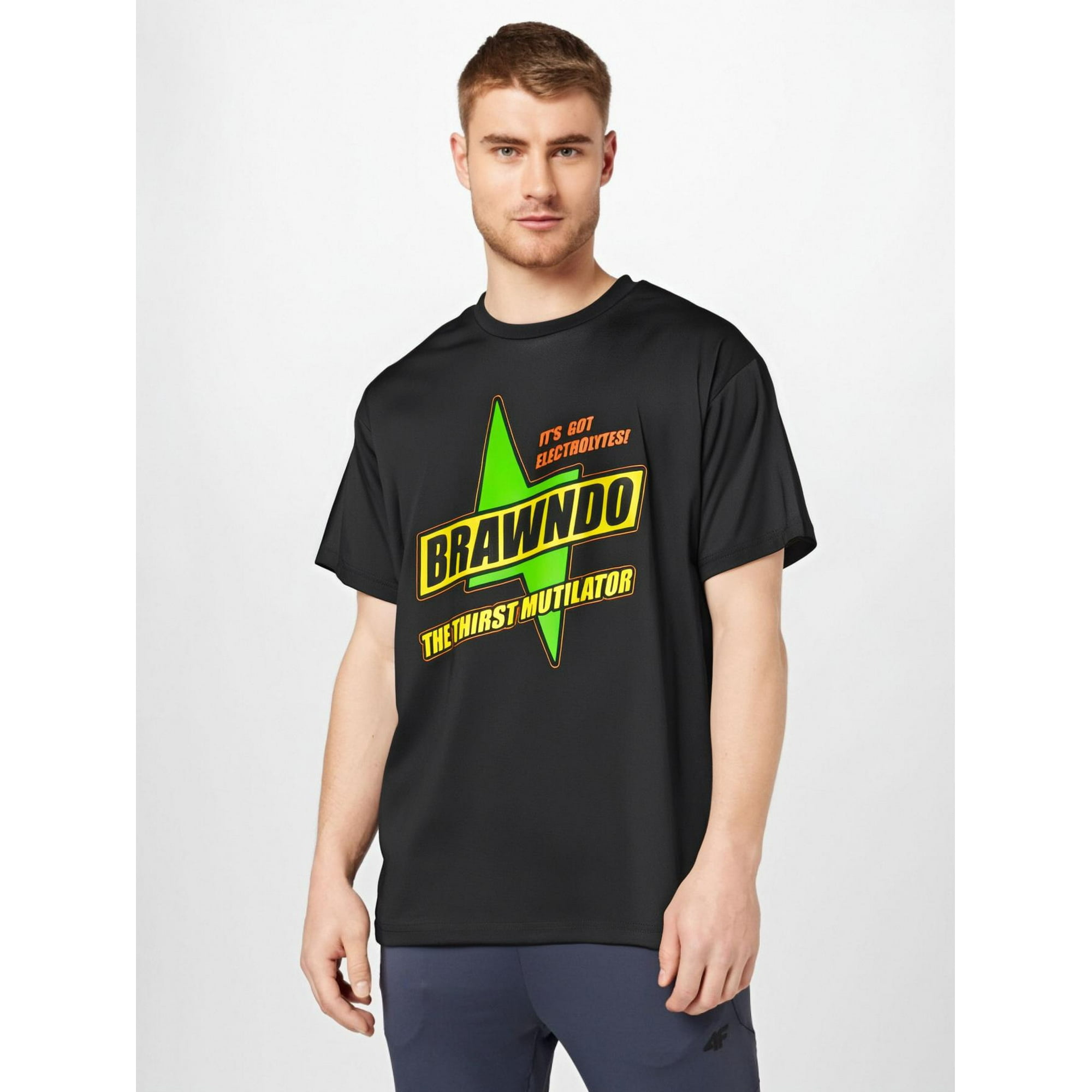 Click here for Generic Mens Front Print T-Shirt Its Got Electroly... prices
