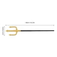 Devil Trident Prop: Demon Pitch Fork Simulation Plastic Trident For ...