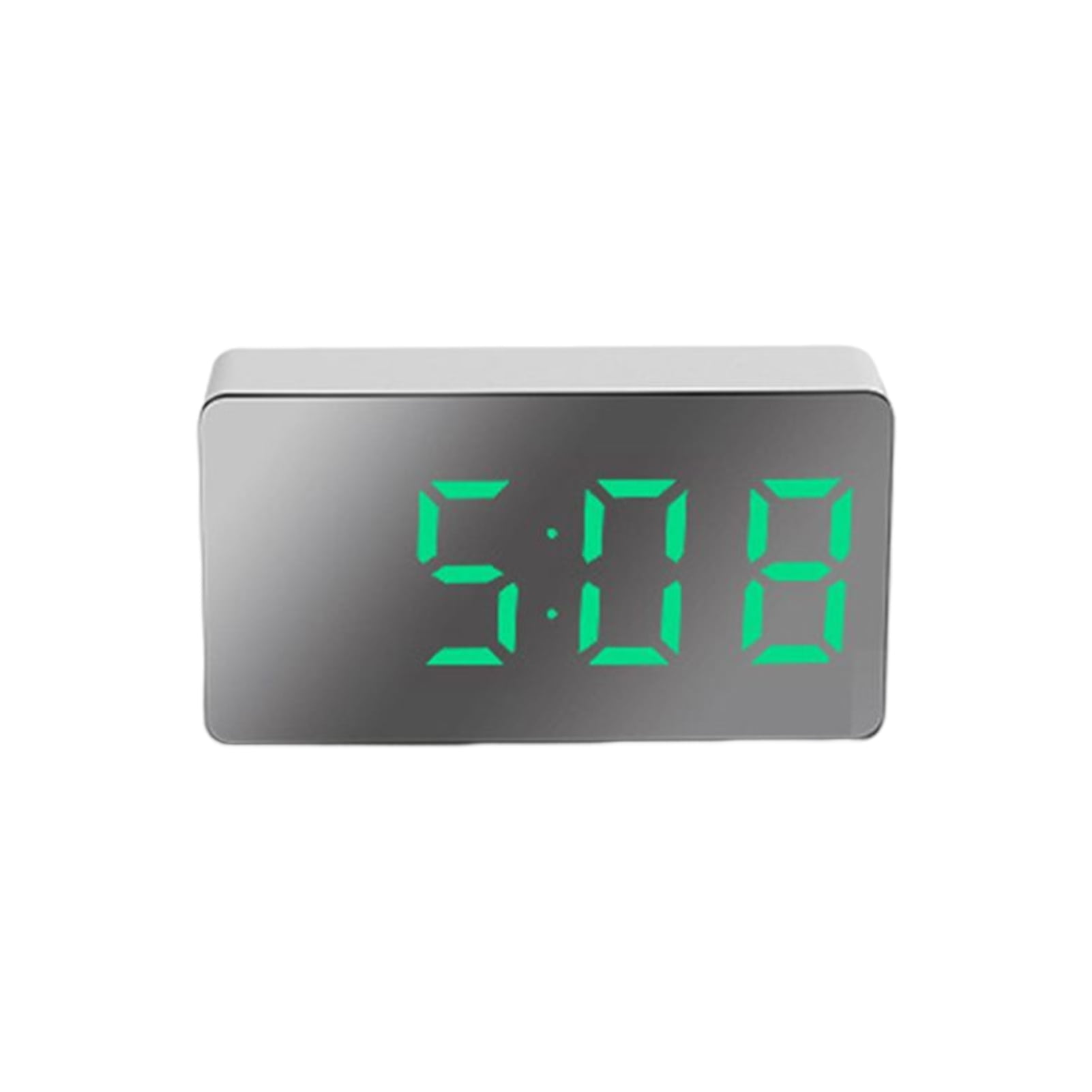 Large Screen LED Clock Alarm - Mini Mute Temperature LED Time Display ...