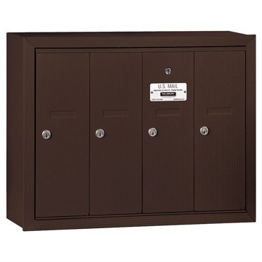 Salsbury Industries 3503SRU Vertical Mailbox - 3 Doors - Sandstone ...