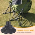 4Pcs Camping Stool Leg Cap Non-Slip Outdoor Chair Foot Cover Adjustable ...