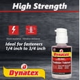Dynatex Red High Strength Gel Threadlocker 1.20 oz Bottle - Permanent ...