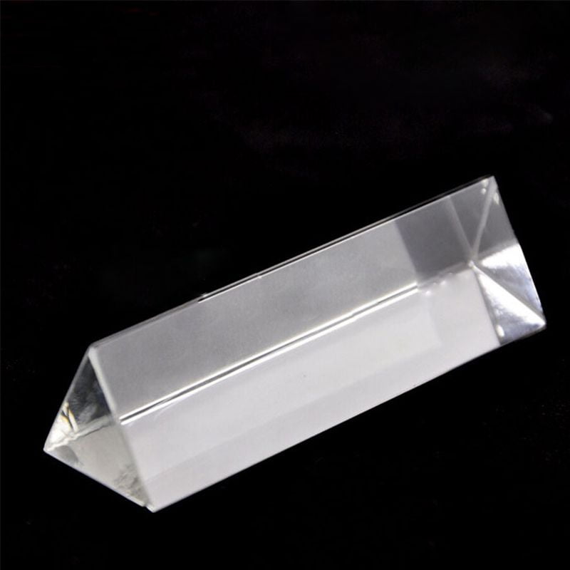 TureClos Educational Tools Physics Optical Glass Triangular Prism ...