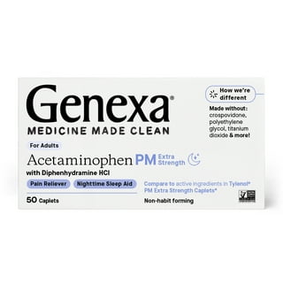 2 Pack Legatrin PM Caplets Advanced Formula Pain Reliever with Sleep ...