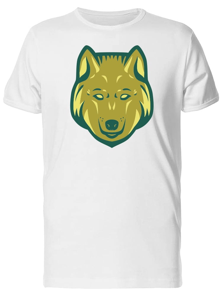 Yellow Wolf Head Logo Tee Men's -Image by Shutterstock - Walmart.com