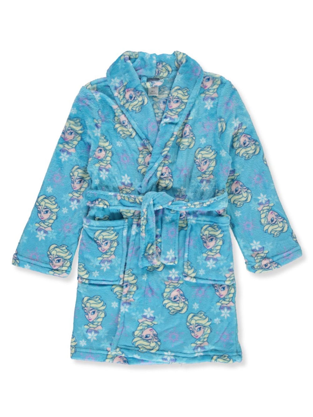 Disney Frozen Girls' Elsa Bath Robe - aqua/multi, 4 - 5 (Little Girls ...