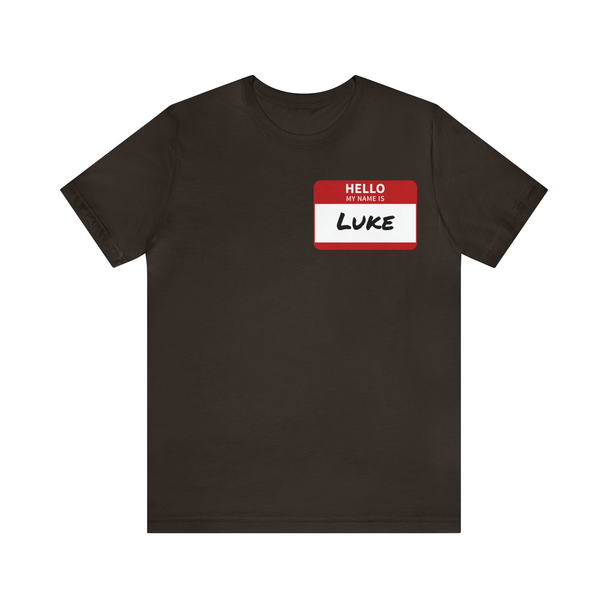 Luke Nametag Shirt, Hello My Name Is Luke - Walmart.com