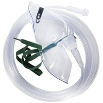 1pk Adult Non-Rebreather Oxygen Mask w/6.8Ft Crush Resistant Tubing ...