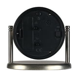 Crosley Nautical-Style Bronze Pedestal Alarm Clock, Silent Movement ...