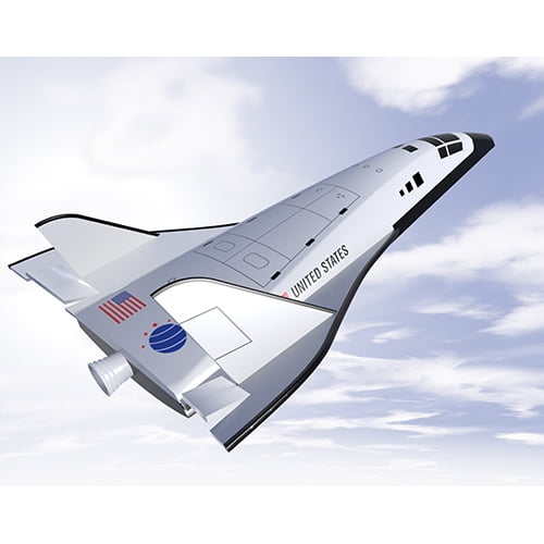 Space Shuttle Flying Model Rocket