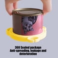 3 in 1 Food Grade Silicone Pet Can Lid, Airtight Sealing Lid Keeps Food ...