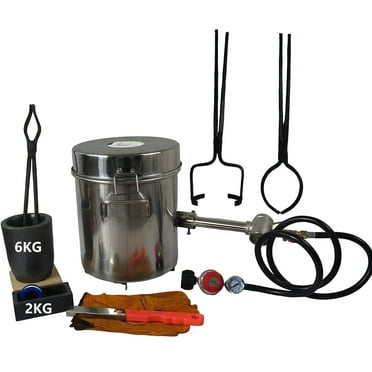 Ladcaser 12KG Propane Melting Furnace Kit Foundry Home, 2700°F Casting ...