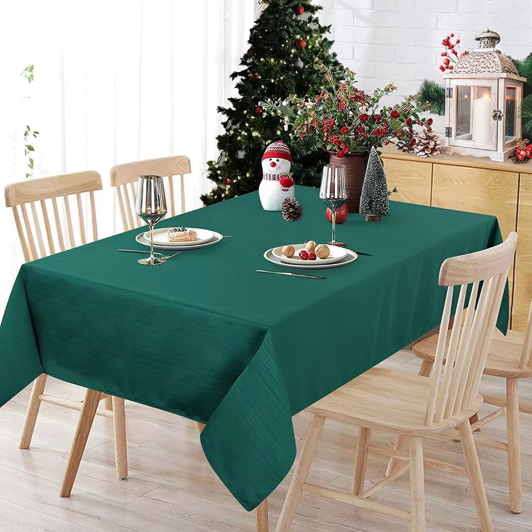 CAROMIO 52" x 70" Rectangle Tablecloth Spillproof Wrinkle Resistant ...