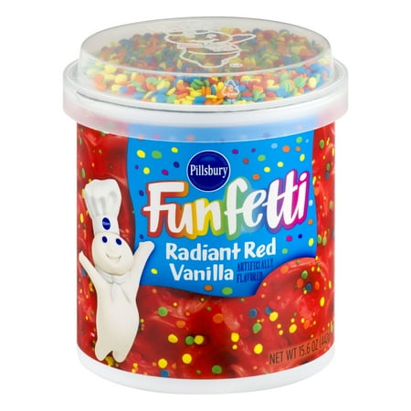 Pillsbury Baking Pillsbury Red Frosting Funfetti - Walmart.com