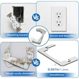 NOGIS 10 Pcs Wall Plate Spacer,Metal Single Gang Device Leveler,Flush ...