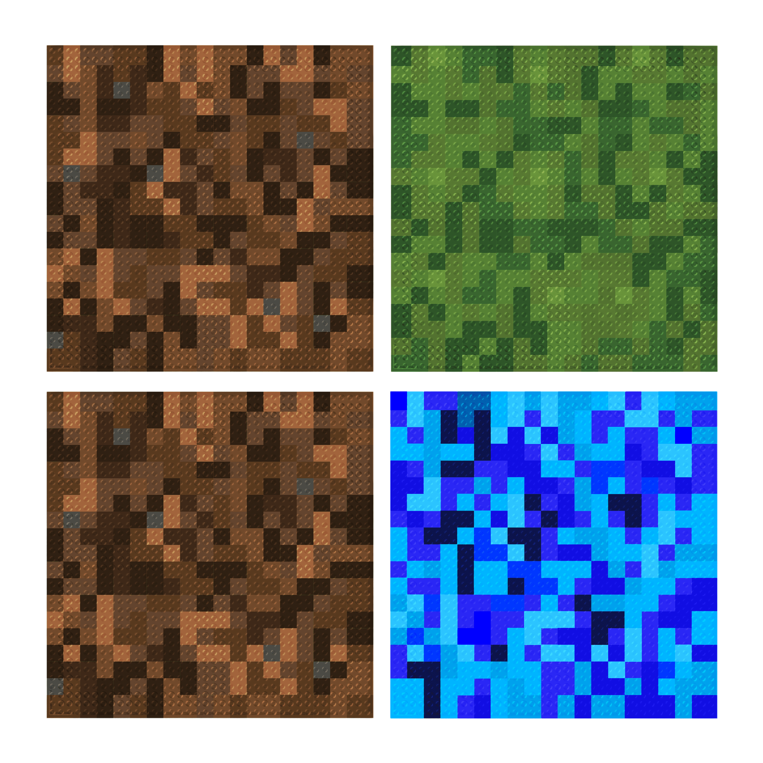 Slab Dream Lab SLAB Baseplate - Brown, Green, and Dark Blue Mosaic ...