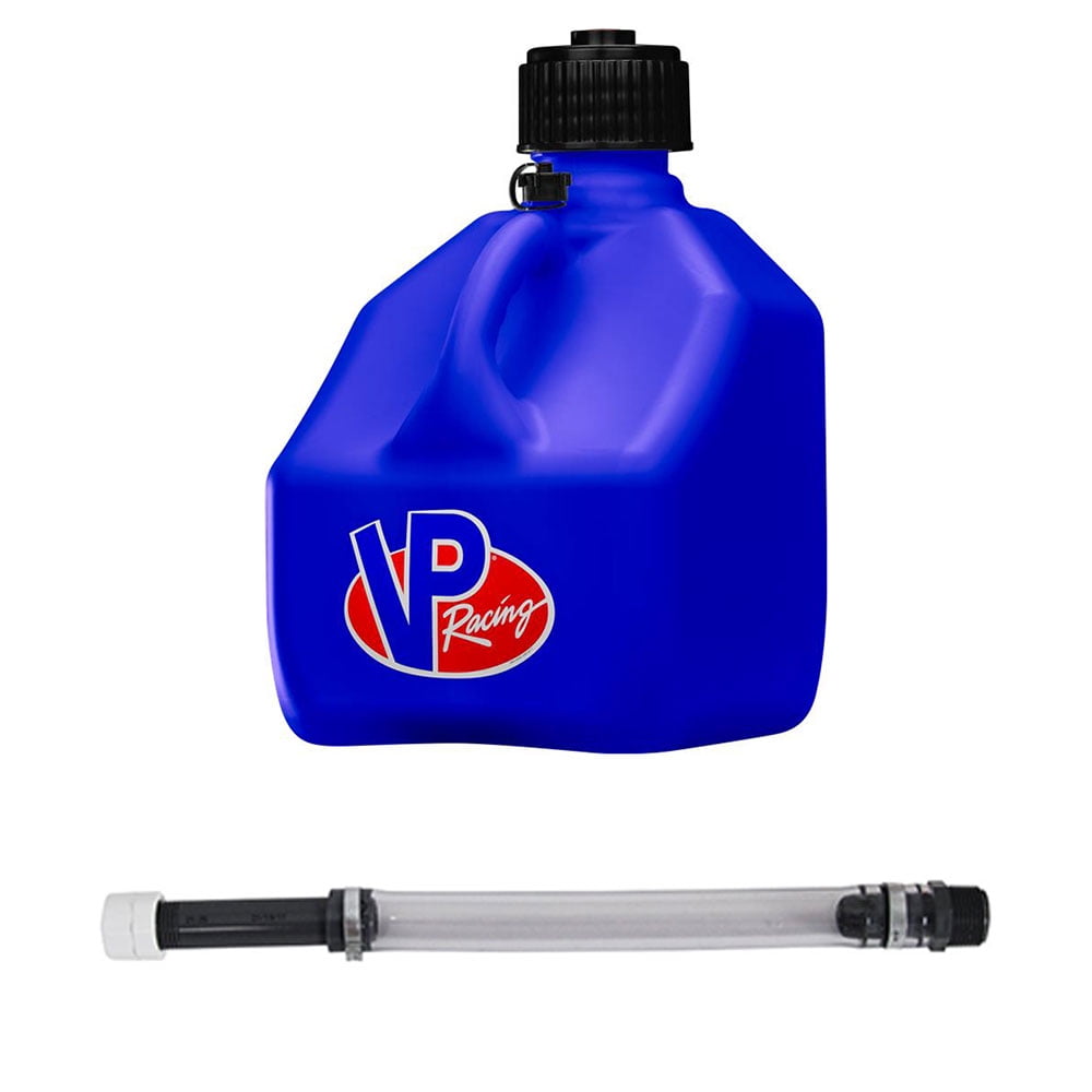 VP Racing Fuels 3 Gallon Utility Container Jug-Blue w/ 14 inch Deluxe ...