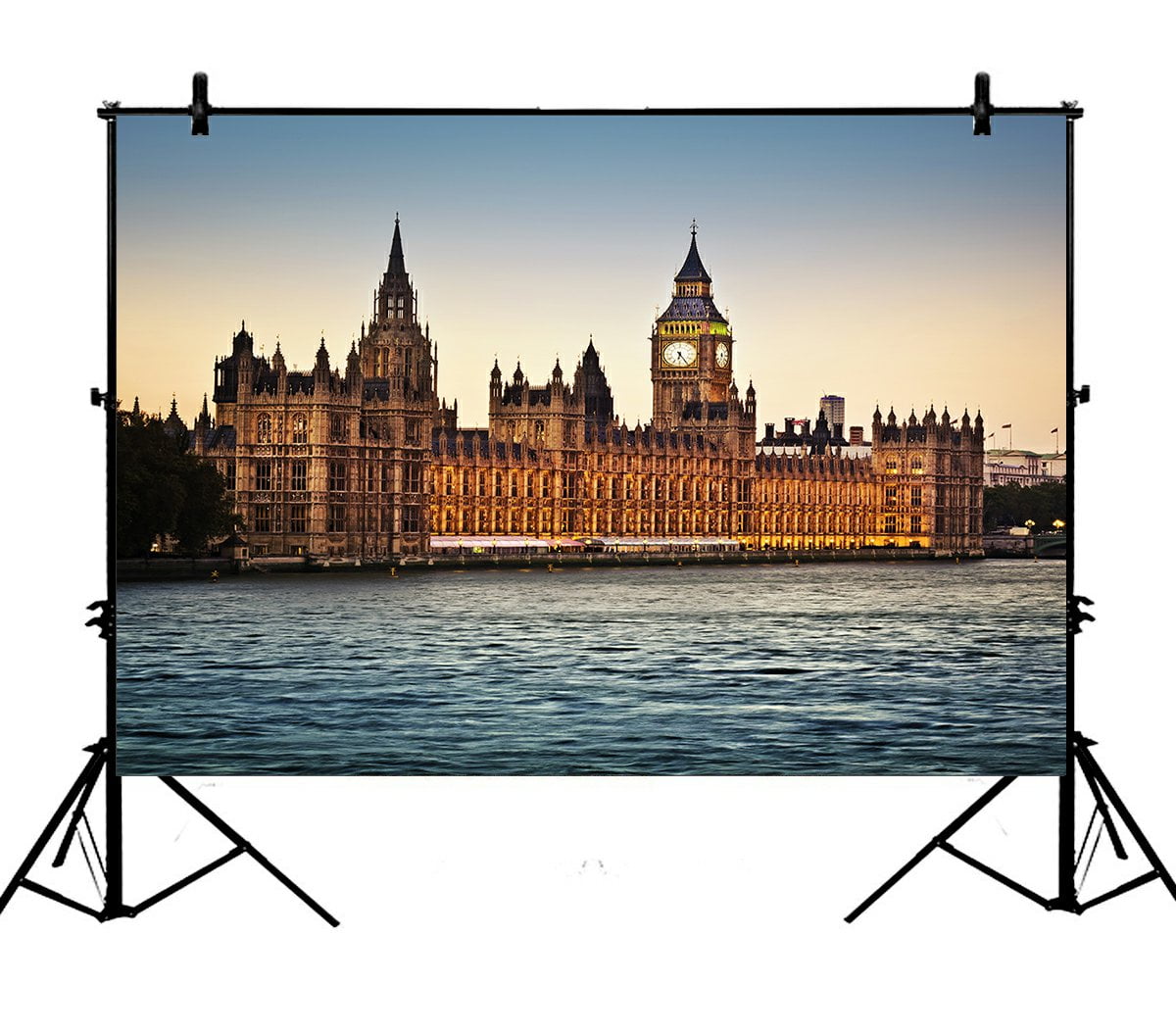 PHFZK 7x5ft Cityscape Backdrops, Houses of Parliament and Big Ben in ...