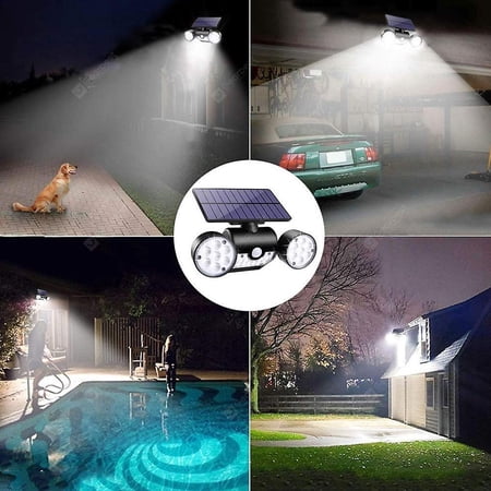Solar Garden Spotlight Home Outdoor Wall Lamp Outdoor Spotlight ...