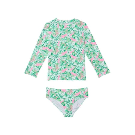 Lilly Pulitzer Girl's Bobby Rashguard Set UPF 5 (Toddler/Little Kids ...