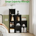 Cube Storage, 9-Cube Bookshelf, Plastic Closet Cabinet Organizer, DIY ...