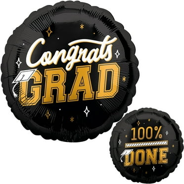 Anagram Satin Luxe Solid Star Graduation 19" Jr Shape Foil Balloon ...