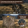 Gymax Hunting Blind 270 Degree Silent See-Through w/90 Degree Full-Open ...