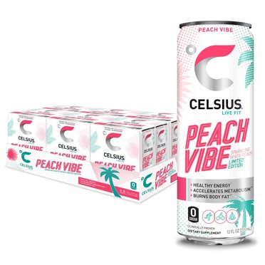 CELSIUS BCAA +Energy Sparkling Post-Workout Recovery & Hydration Drink ...