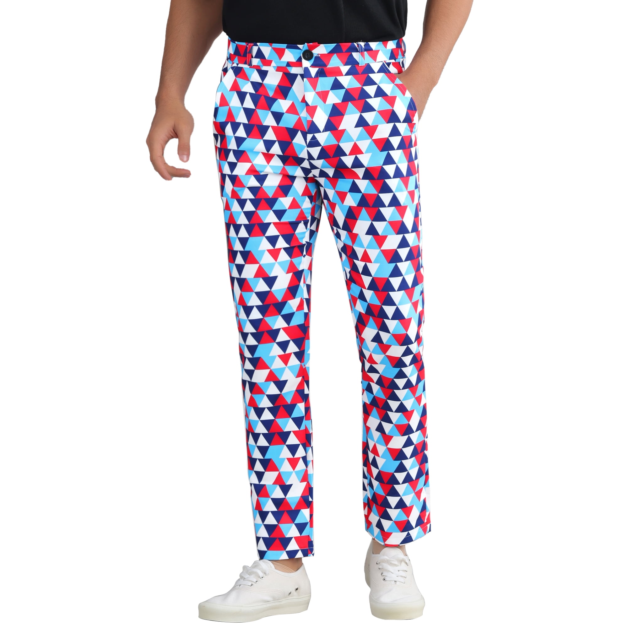 Click here for Inspire Chic Contrast Color Pants For Mens Color B... prices