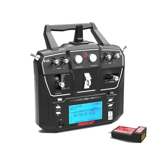 Redcat Racing RER13217 LR6X 6 Channel Radio with Receiver - Walmart.com