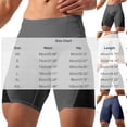 Ceisia Men Color Block Panel Quick Dry Compression Athletic Half Length ...