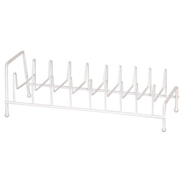 Mainstays White Wire Organization Rack-Use Vertical or Horizontal ...
