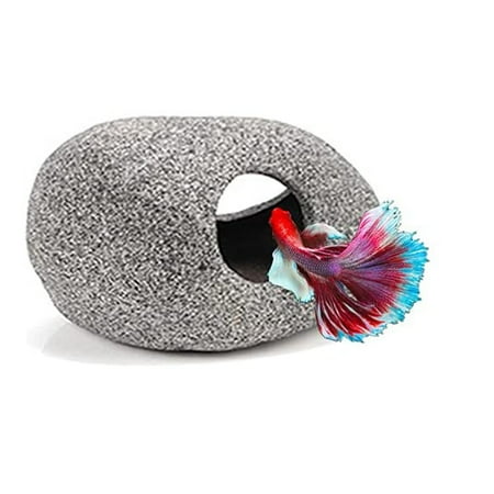 Stackable aquarium decorative stone cave, aquarium accessories cave ...