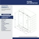 DreamLine Enigma-X 68-72 in. W x 76 in. H Fully Frameless Sliding Shower Door in Polished ...