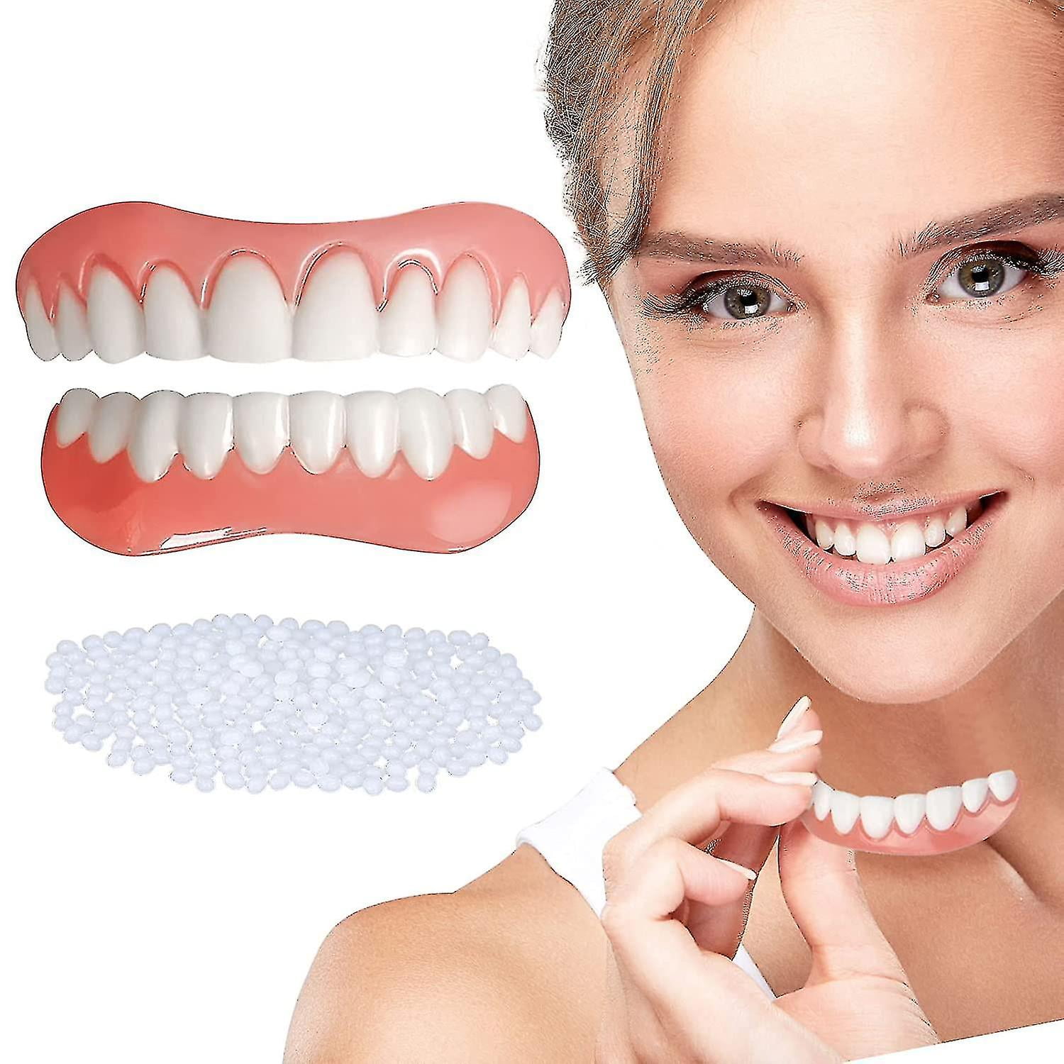 Click here for Geecy 2 Sets Of Dentures  Upper And Lower Jaw Dent... prices
