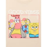SpongeBoB SquarePants, Boys' & Big Boys', Good Vibes, Short Sleeve ...