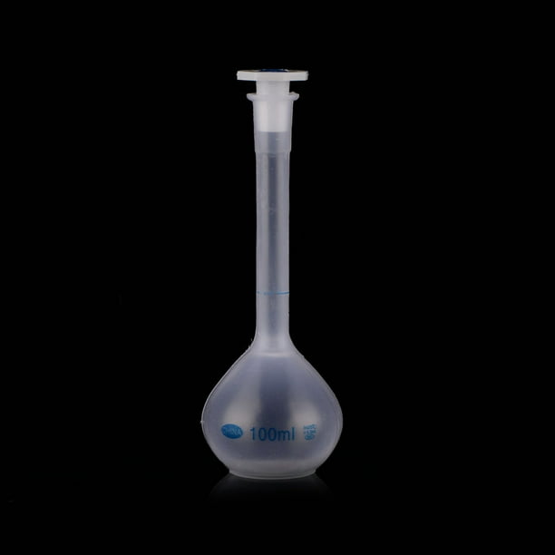 Experiment Lab Bottle Volumetric Measuring Flask School Long Neck Ware ...