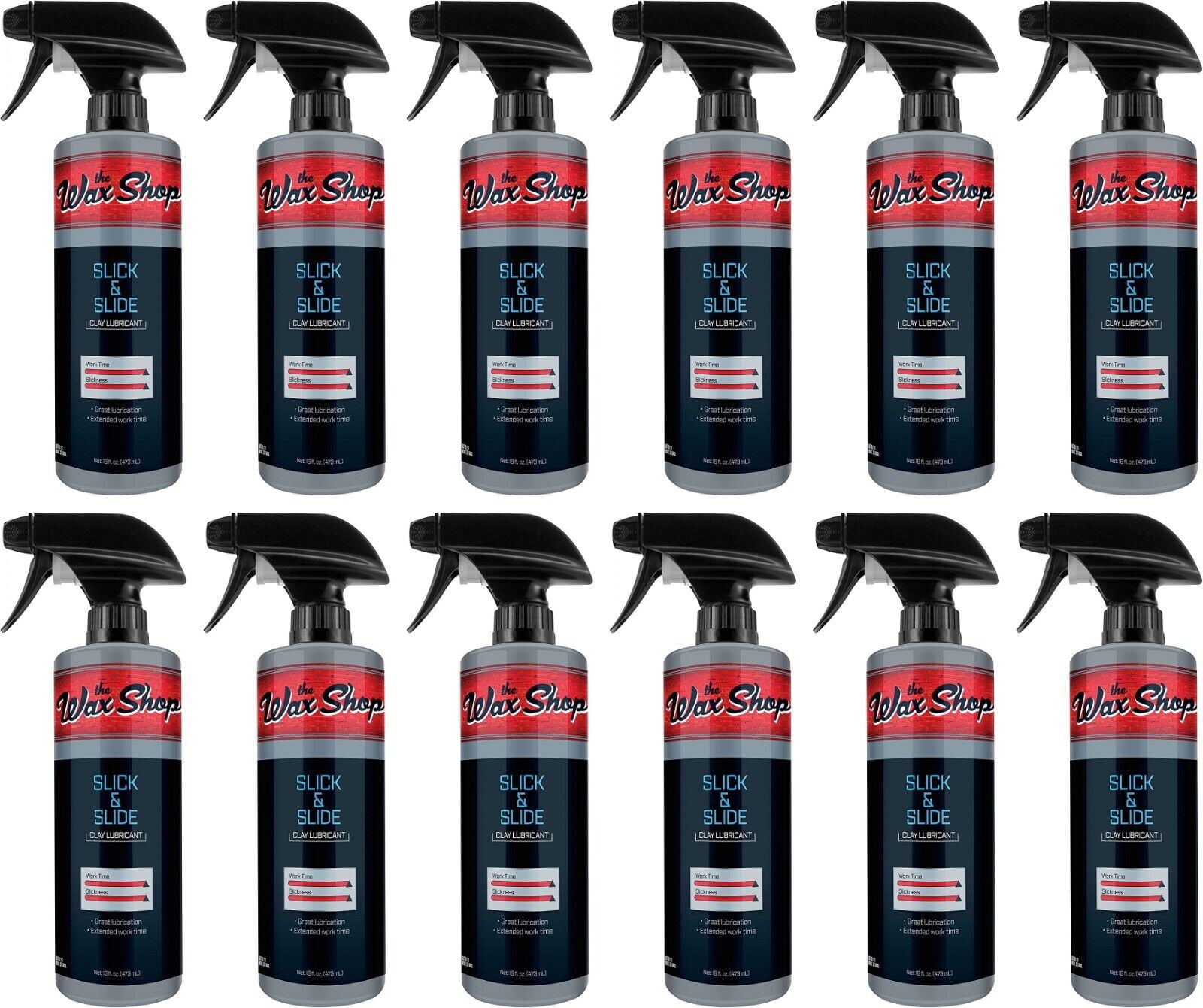 the Wax Shop 50965 Slick & Slide Clay Lubricant - 16oz Pack of 12 ...