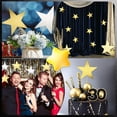 48Pcs 2 Colors Paper Glitter Star Wall Decoration Birthday Party ...