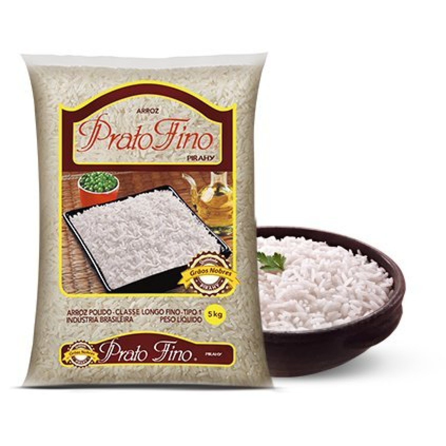Prato Fino White Rice 10 lb | Arroz Branco 5kg | Walmart en línea