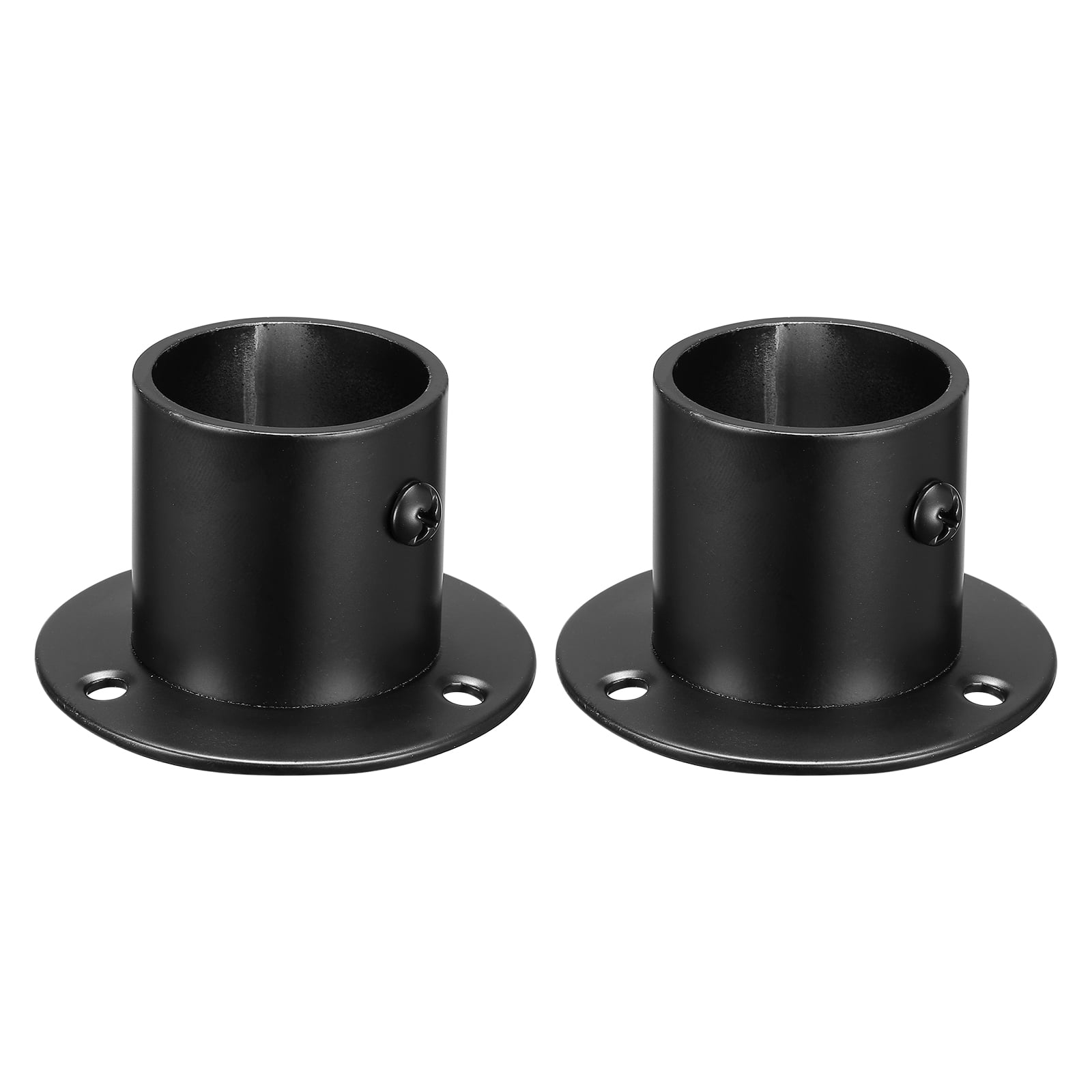 Uxcell 1.28'' Dia Stainless Steel Pole Sockets Flange Rod Holder ...