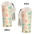 Bow Coffee Mug, 18oz Leak-proof Vintage Cherry and Bowknot Coffee Cup ...