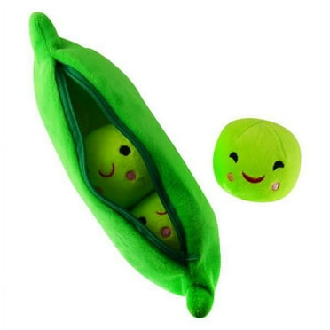 Awevudst Peas in a Pod Plush Toy Pea Pod Babies Stuffed Animals Food ...